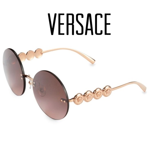 Versace | Accessories | Versace Round Sunglasses Authentic Nib | Poshmark